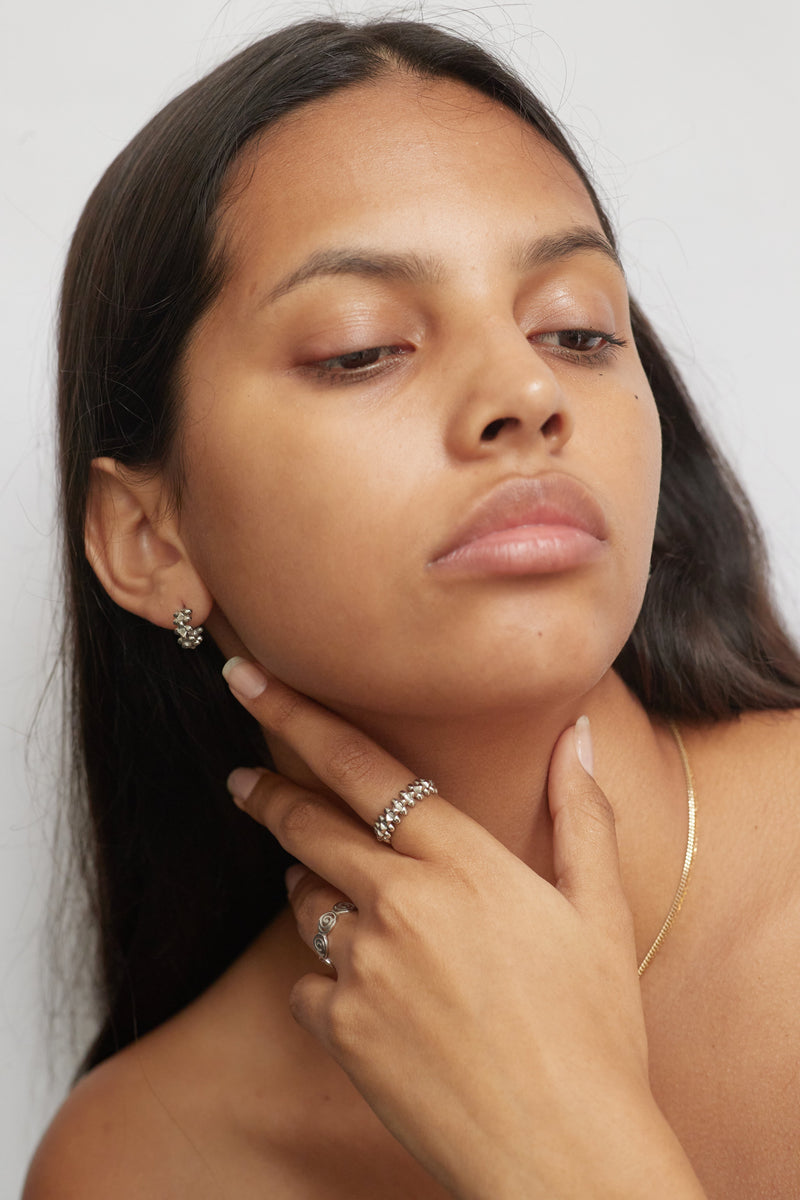 HYDRA ring — silver - size 53 – MARIA FARRO